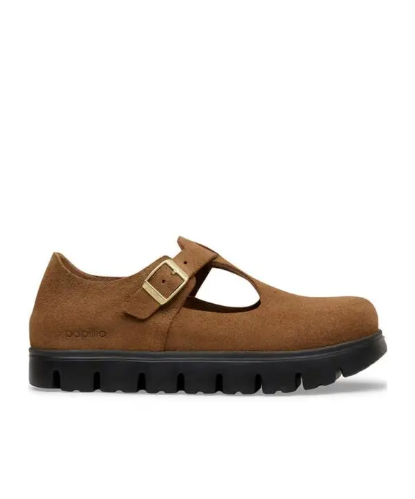 BIRKENSTOCK Paris Buckle-strap Mary Jane Shoes - Dark Tea