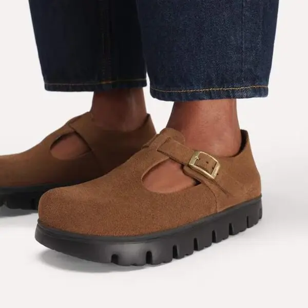 BIRKENSTOCK Paris Chunky Mary Jane Sandals With Adjustable Buckle