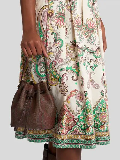 Etro Mini Paisley Bucket Bag