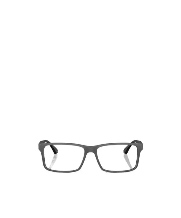 Emporio Armani Rectangular Frame Eyeglasses - Gray