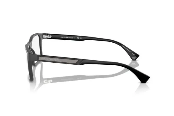 Emporio Armani Rectangular Frame Eyeglasses - Gray
