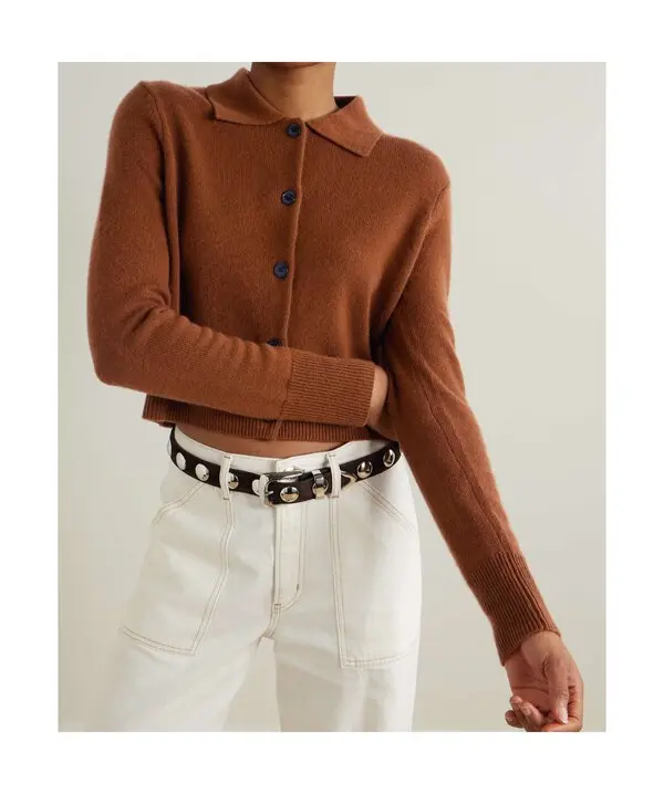 FRAME Long Sleeve Button Front Cardigan