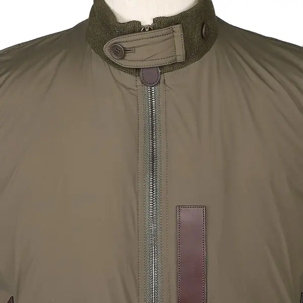 Burberry Long-sleeved Zip-up Bomber Jacket