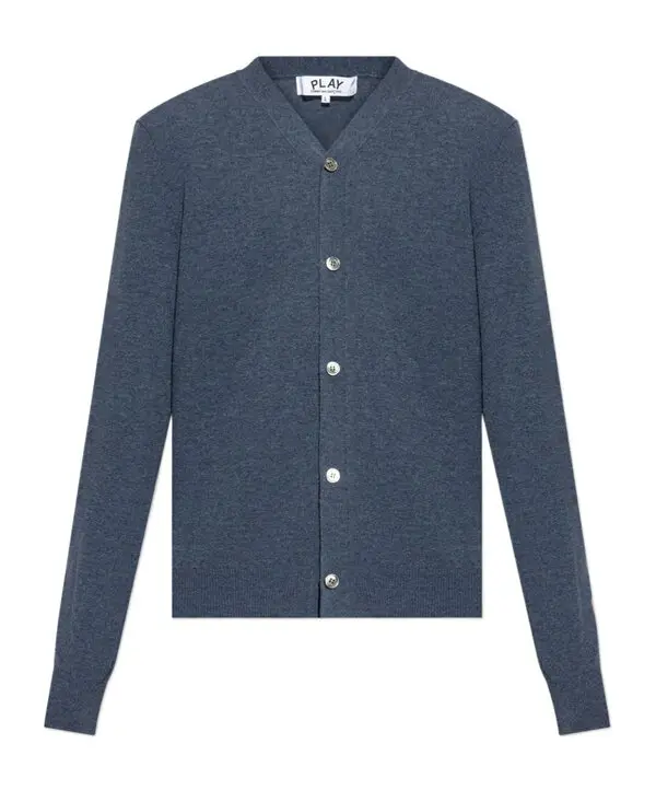 Play Comme Des Garcon Long Sleeve Cardigan