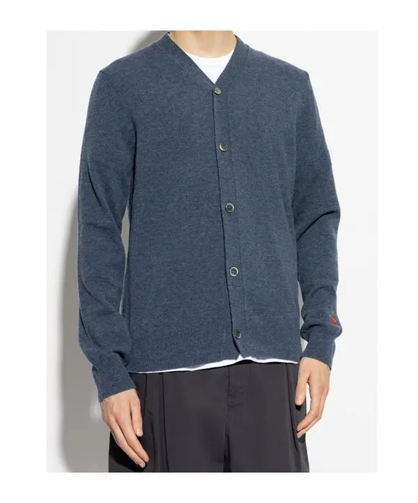 Play Comme Des Garcon Long Sleeve Cardigan