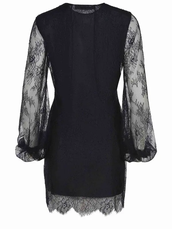 Philosophy Di Lorenzo Serafini Lace Detailed Sheer Dress