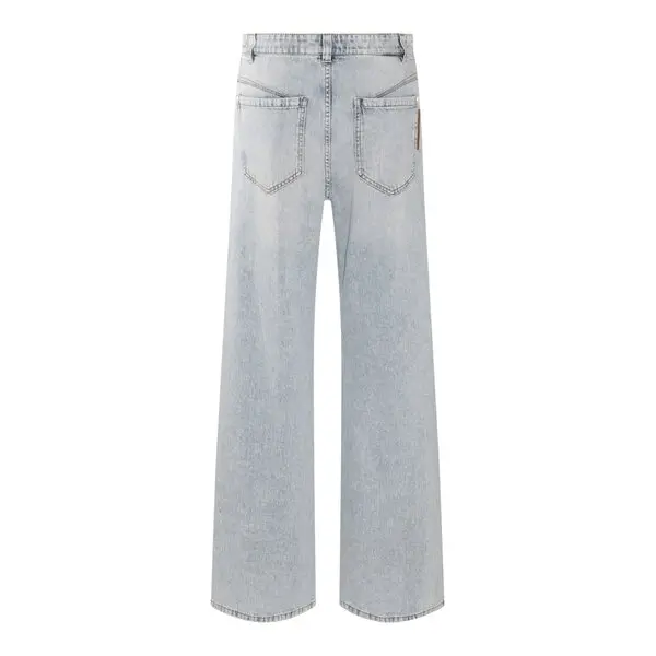 Brunello Cucinelli High Waisted Wide-leg Jeans - Blue