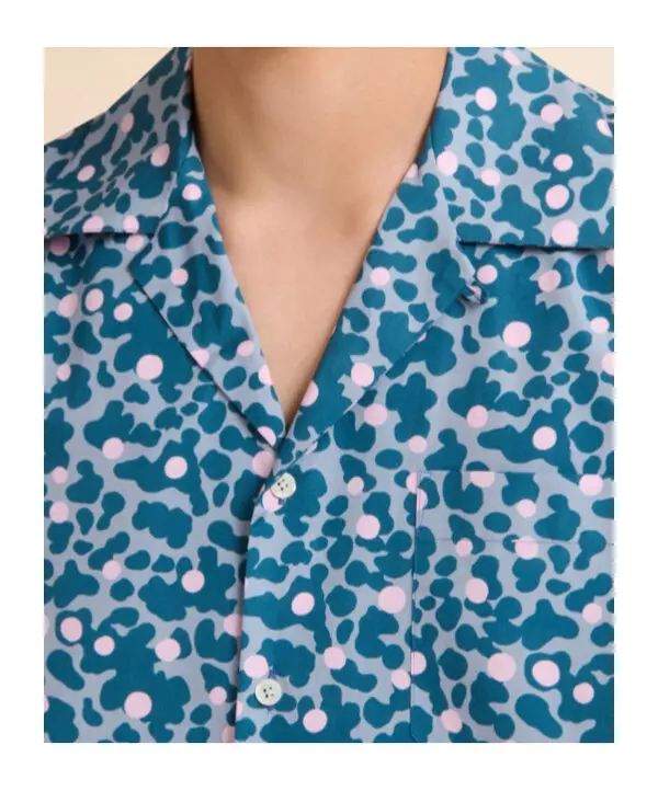 Marni Vibrations Print Poplin Bowling Shirt