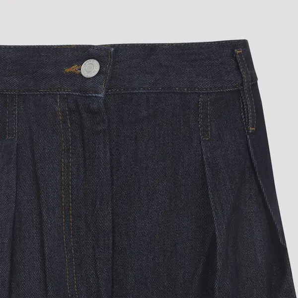 Dries Van Noten Pleated Wide-leg Jeans - Black