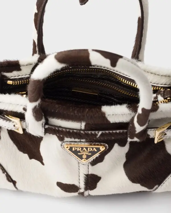 Prada Bonnie Mini Printed Leather Handbag - Multicolor