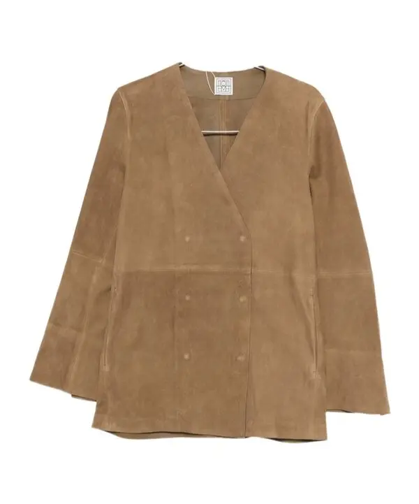 TOTEME Double-breasted Suede Jacket