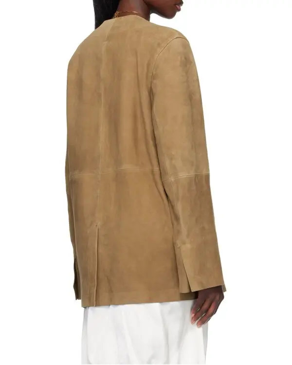 TOTEME Double-breasted Suede Jacket