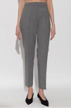 Fabiana Filippi Slim Trousers With Back Waistband Ring Detail