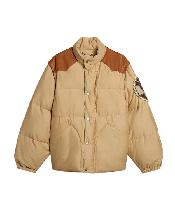 GOLDEN GOOSE Detachable Sleeve Padded Bomber Jacket