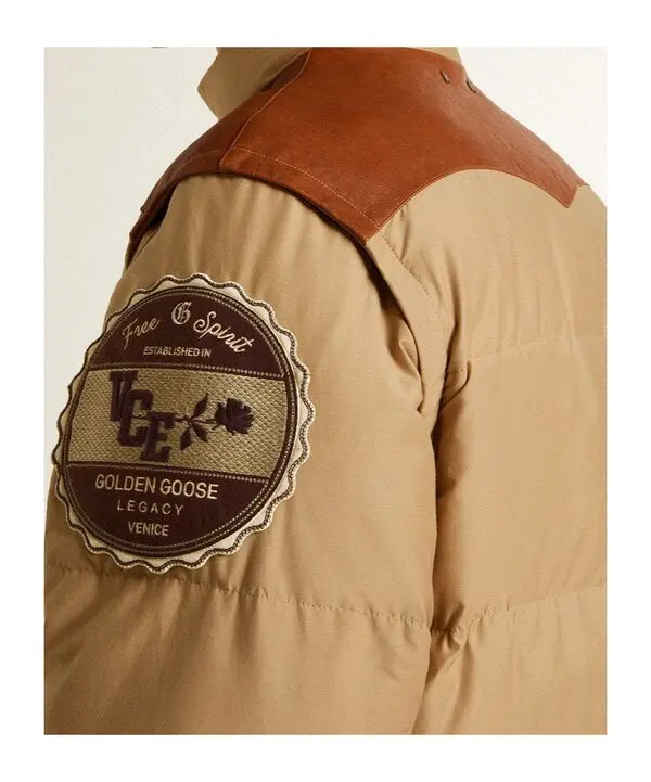 GOLDEN GOOSE Detachable Sleeve Padded Bomber Jacket