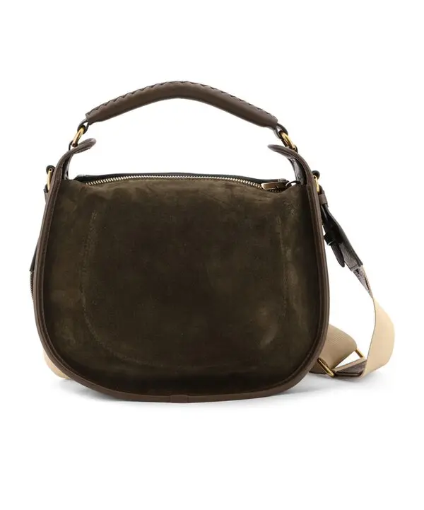 Burberry Small Clip Foldover-top Tote Bag - Black
