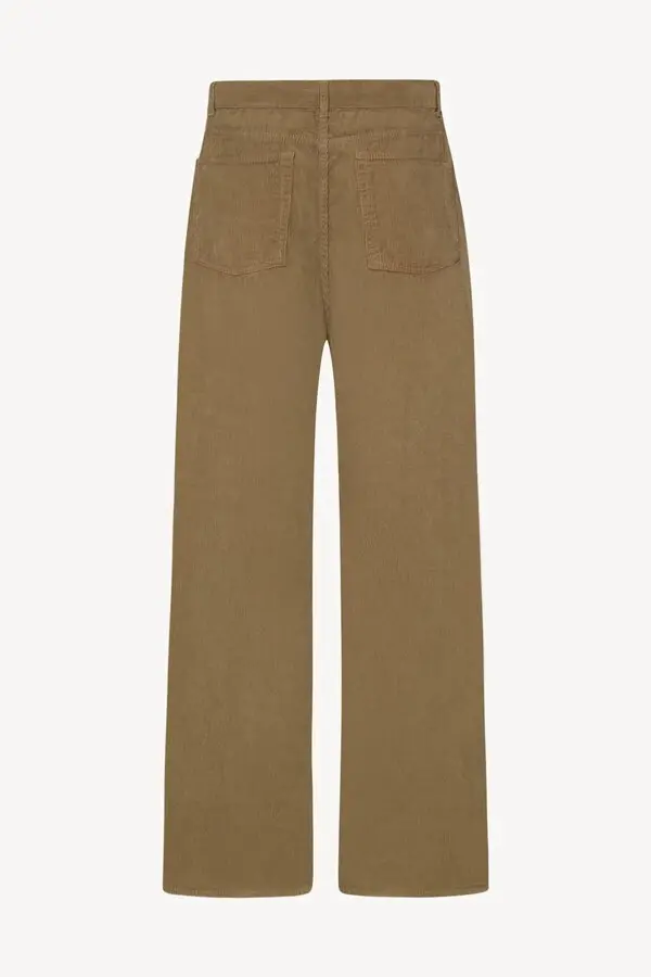 THE ROW Eglitta Corduroy Trousers - Light Brown