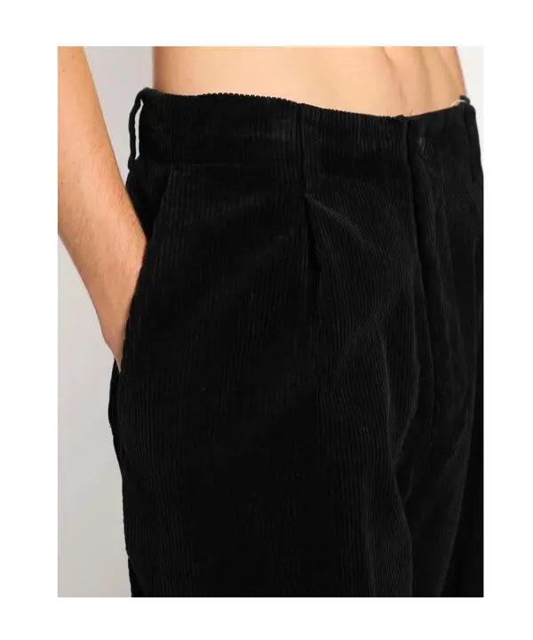 Y3 Tapered Trousers With Pleats