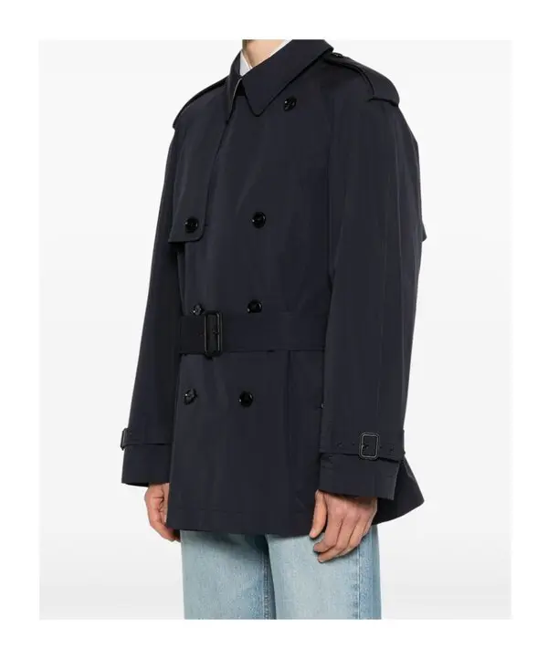 Burberry Button Belted Coat