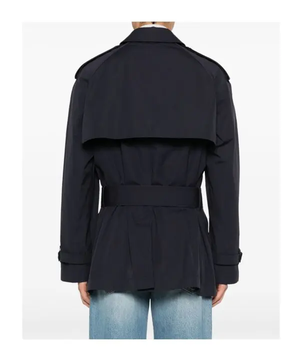 Burberry Button Belted Coat
