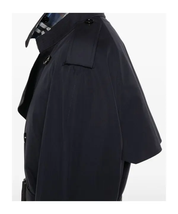 Burberry Button Belted Coat