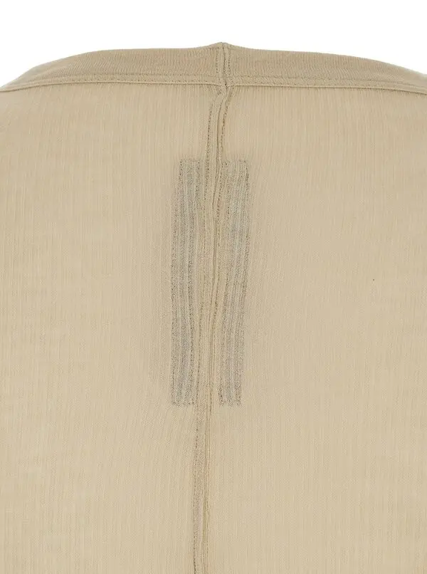 Rick Owens Crewneck Long-sleeved T-shirt - Beige