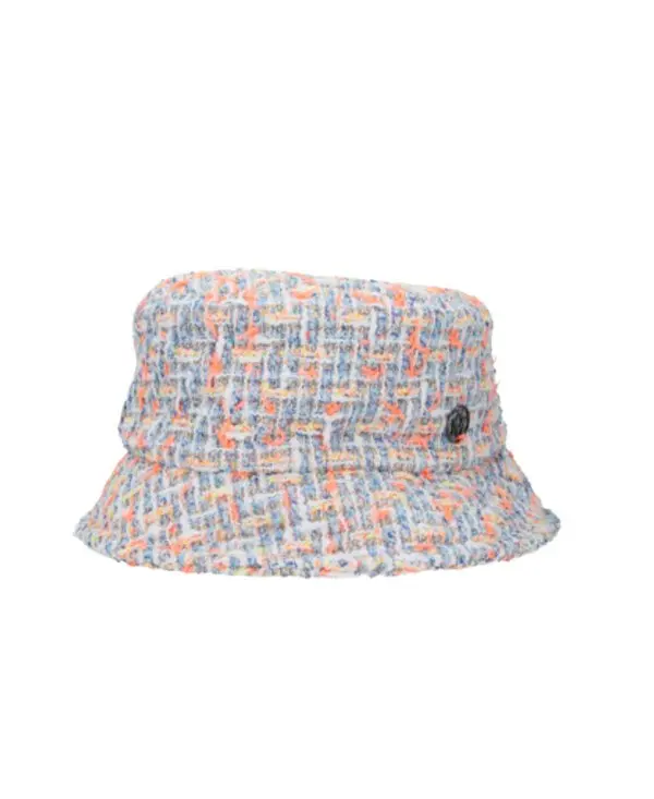 MAISON MICHEL Axel Tweed Bucket Hat - Gray
