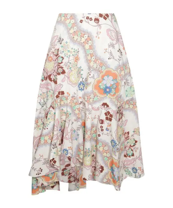 Etro Paisley Printed Midi Skirt