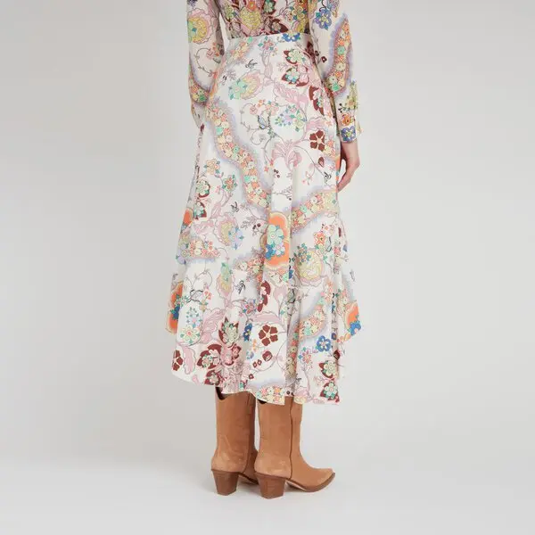 Etro Paisley Printed Midi Skirt