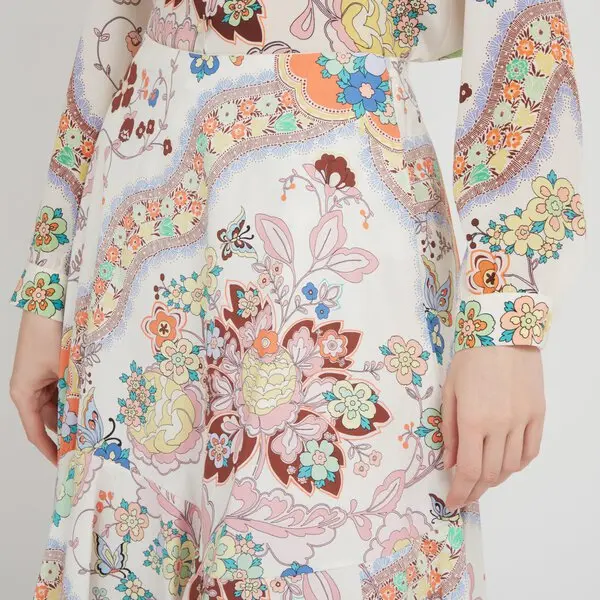 Etro Paisley Printed Midi Skirt