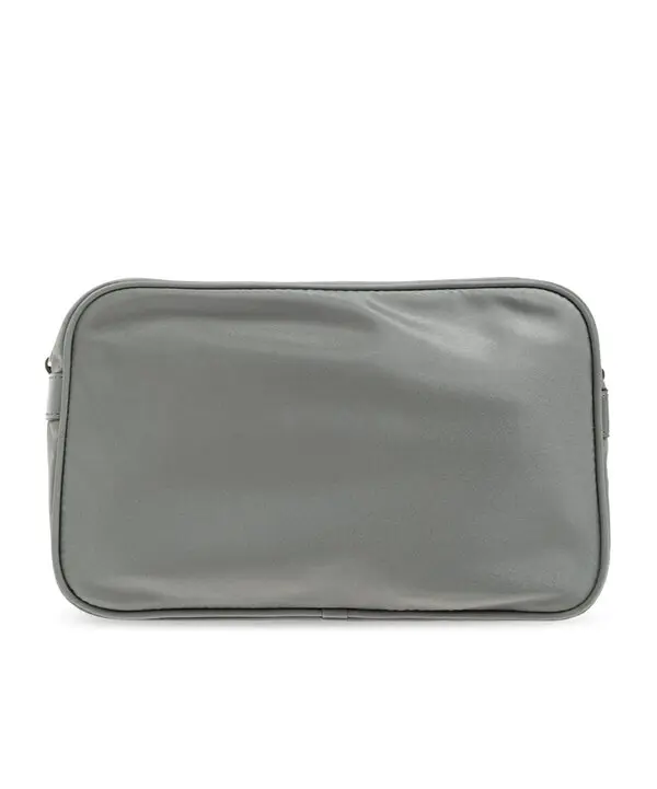 Tory Burch Virginia Zipped Shoulder Bag With Detachable Pouch - Gray