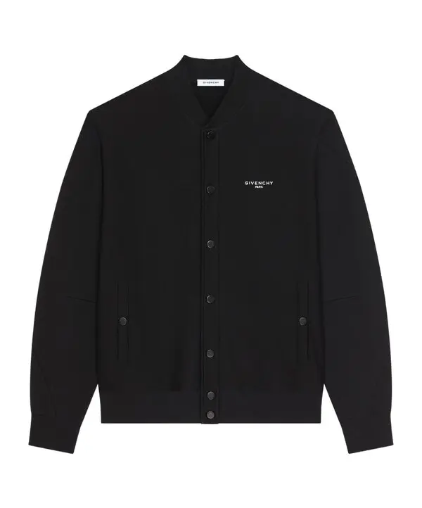 Givenchy Embroidered Logo Button-up Jacket