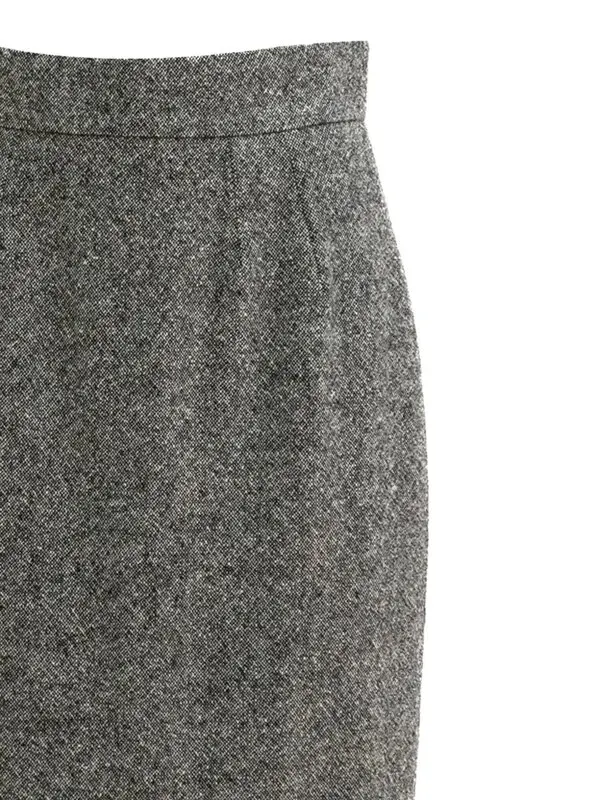 Dolce & Gabbana Back Slit Midi Skirt