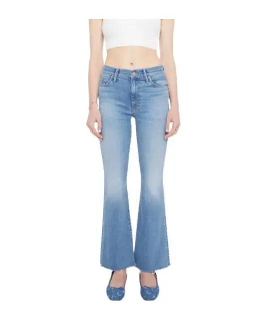 MOTHER The Weekender Fray Bootcut Jeans