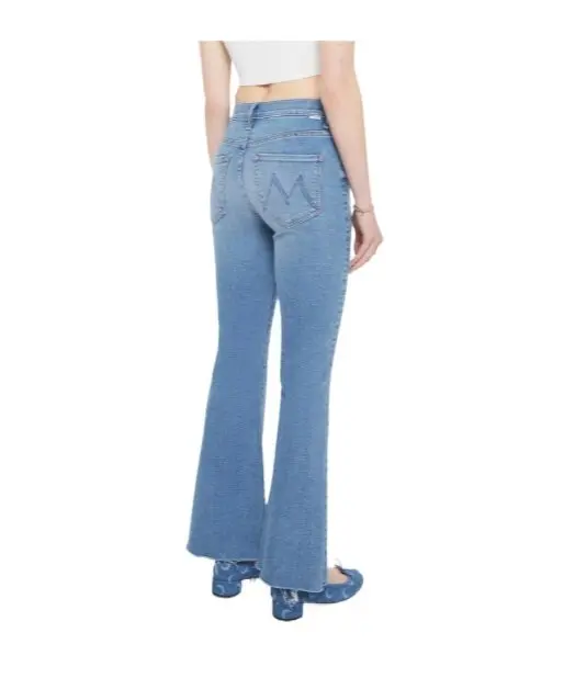 MOTHER The Weekender Fray Bootcut Jeans