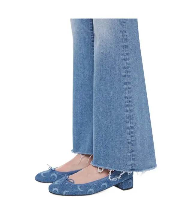 MOTHER The Weekender Fray Bootcut Jeans