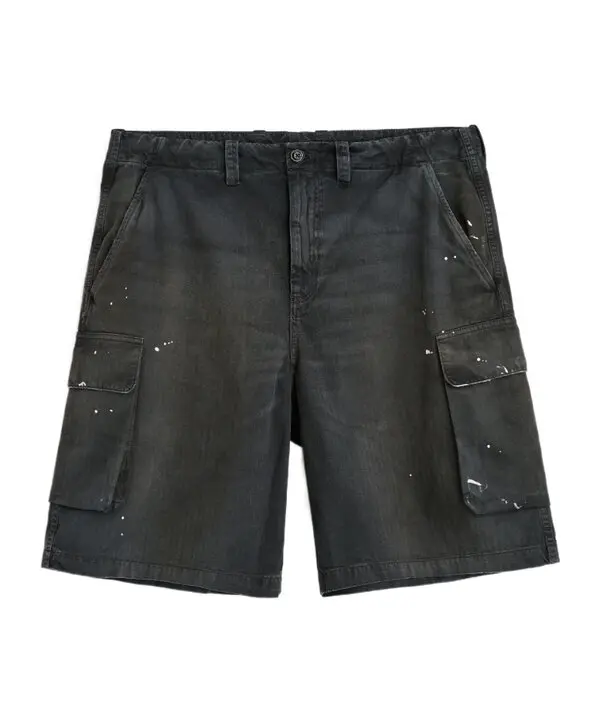 Our Legacy Cargo Knee-length Shorts - Black