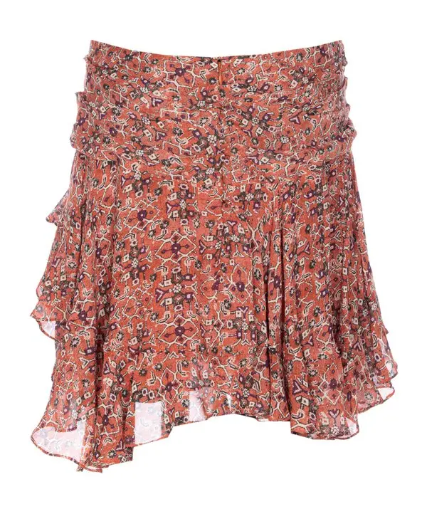 Isabel Marant Étoile Printed Asymmetric Mini Skirt