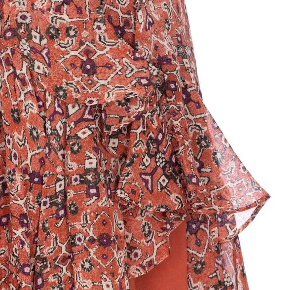 Isabel Marant Étoile Printed Asymmetric Mini Skirt