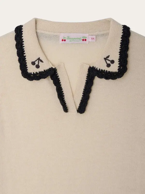 Bonpoint Short-sleeved Polo Jumper