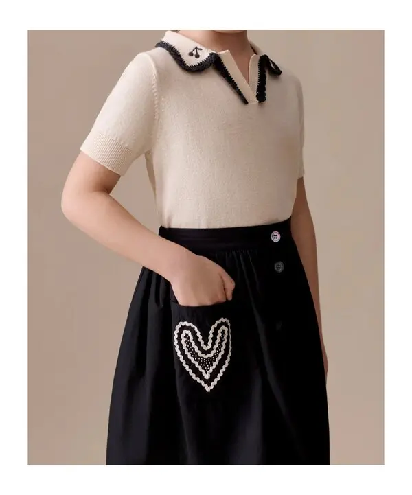 Bonpoint Short-sleeved Polo Jumper