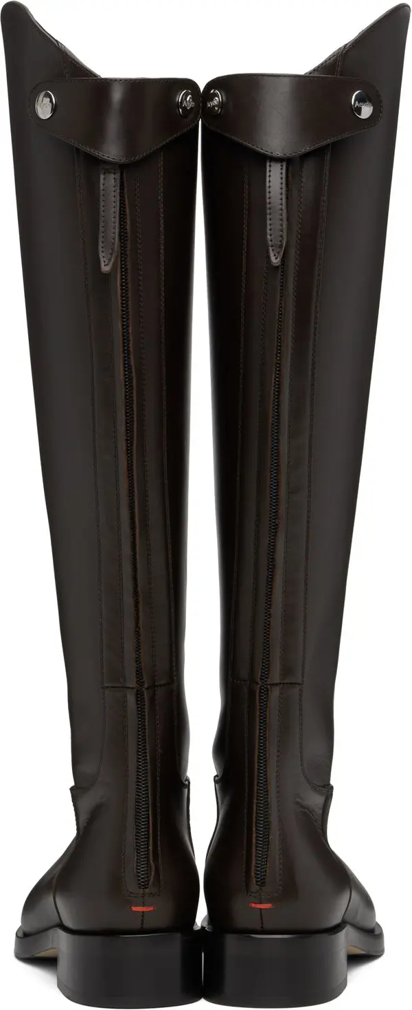 AeydĒ Zip-fastening Leather Knee-high Boots