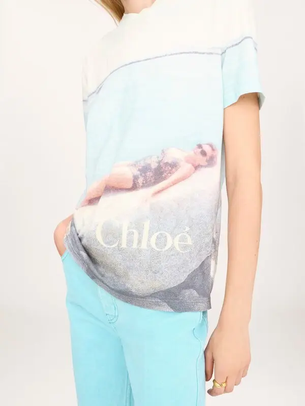 Chloé Graphic Print T-shirt