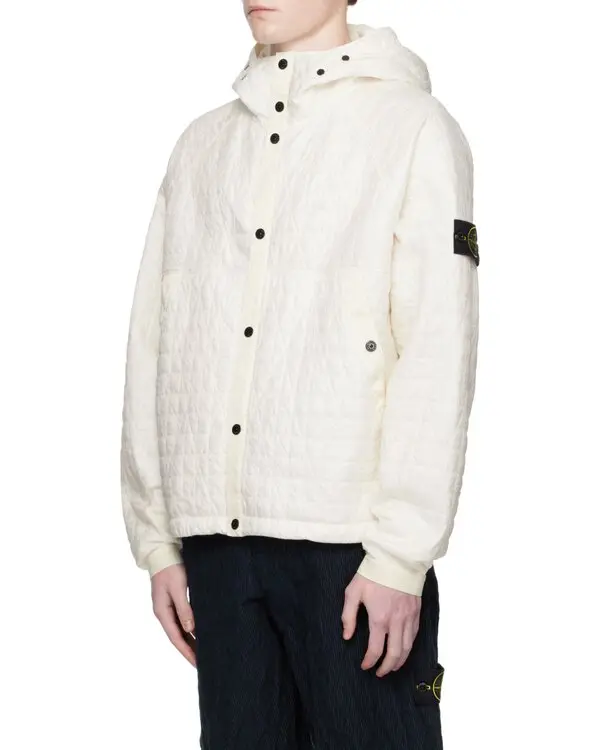 Stone Island Quilted Hooded Jacket