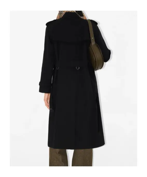 Burberry Double Breasted Belted Trench Coat