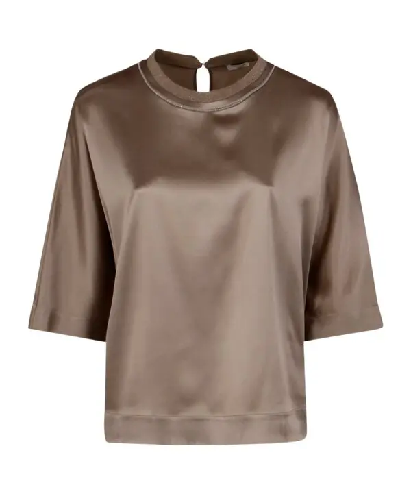 Peserico Beaded Collar Shirt