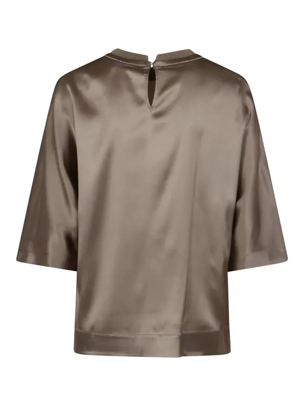 Peserico Beaded Collar Shirt