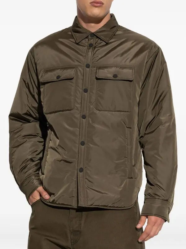 Dsquared2 Snap Buttoned Padded Jacket - Brown