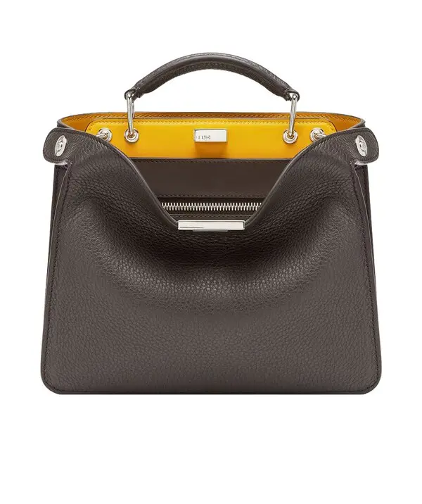 Fendi Peekaboo Iseeu Mini Messenger Bag - Black
