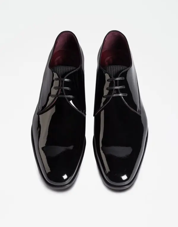 Dolce & Gabbana Patent Leather Lace-up Oxfords
